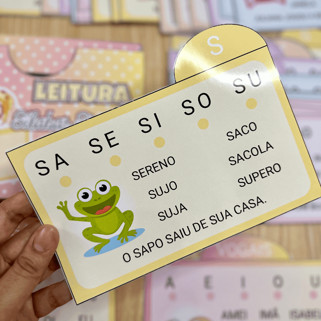 Fichas de Leitura Sílabas Simples – 55 fichas – BÔNUS – Clube – ABC da ...