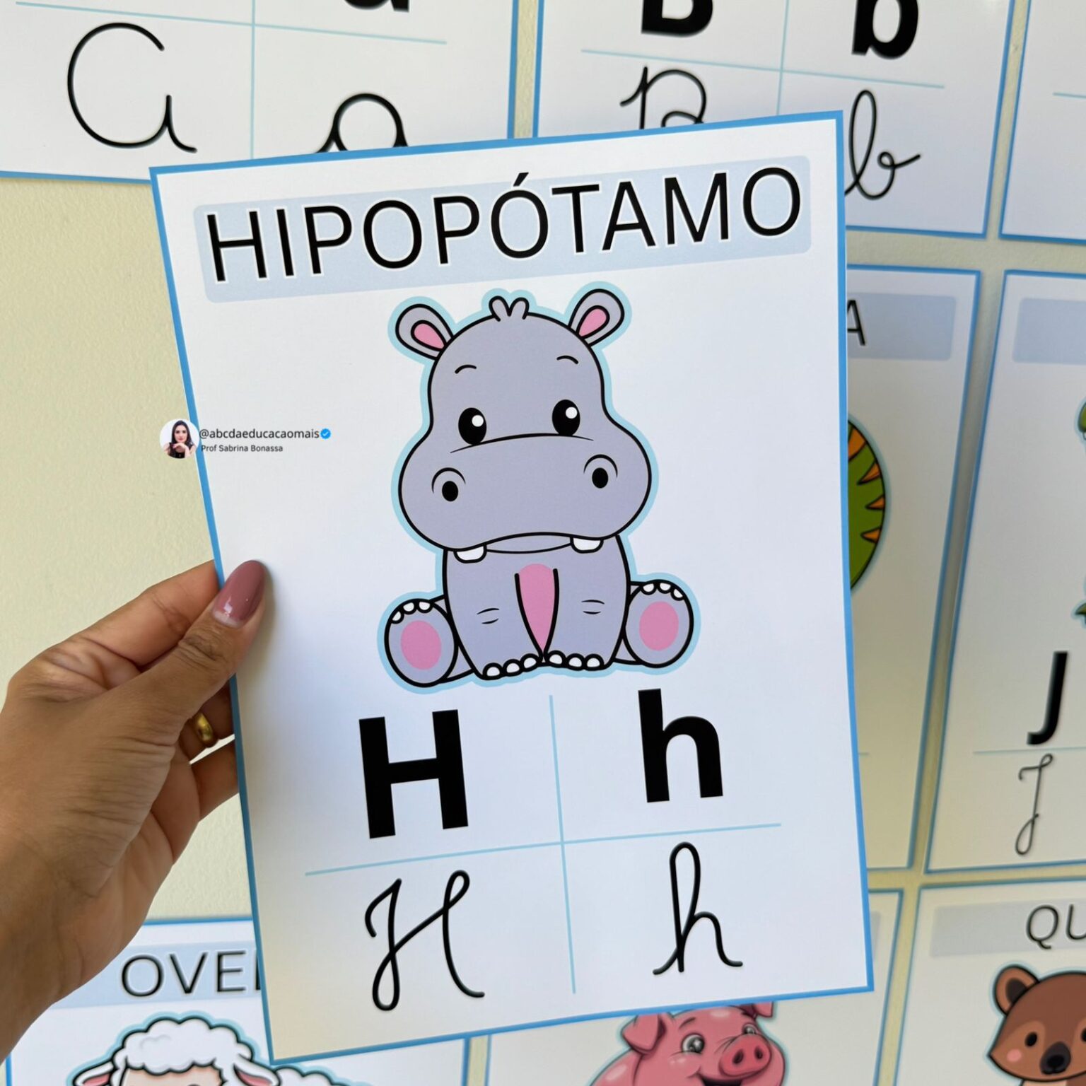 Alfabeto de Parede Ilustrado Minimalista – 4 tipos de letra – Clube ...